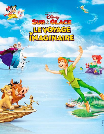 Spectacle Disney sur glace au Zénith de Paris