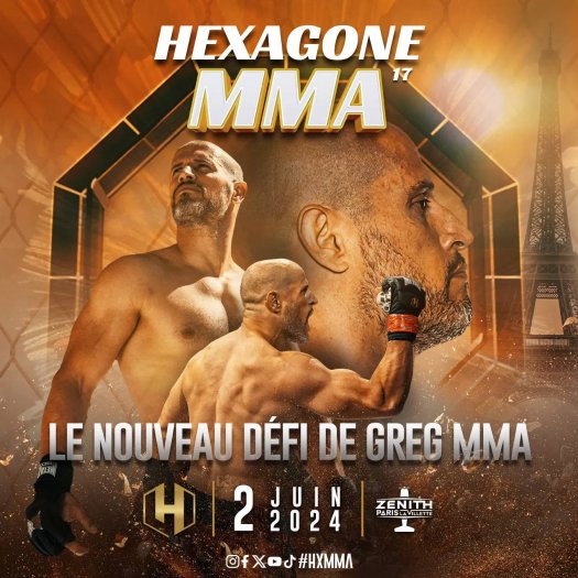 Hexagone MMA 2024 in Paris at the Zenith de Paris