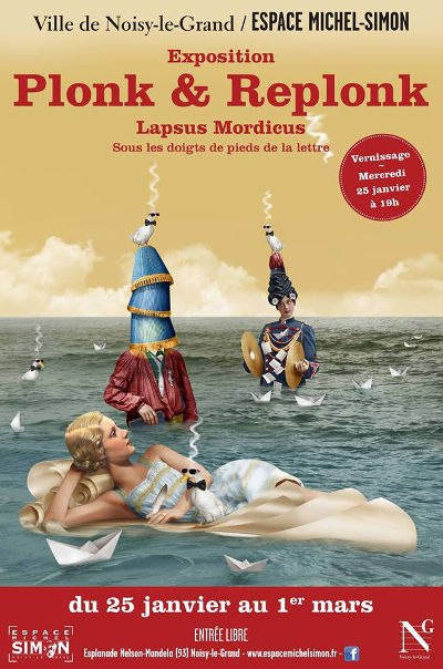 Plonk et Replonk, exposition Lapsus Mordicus autour du littéraire